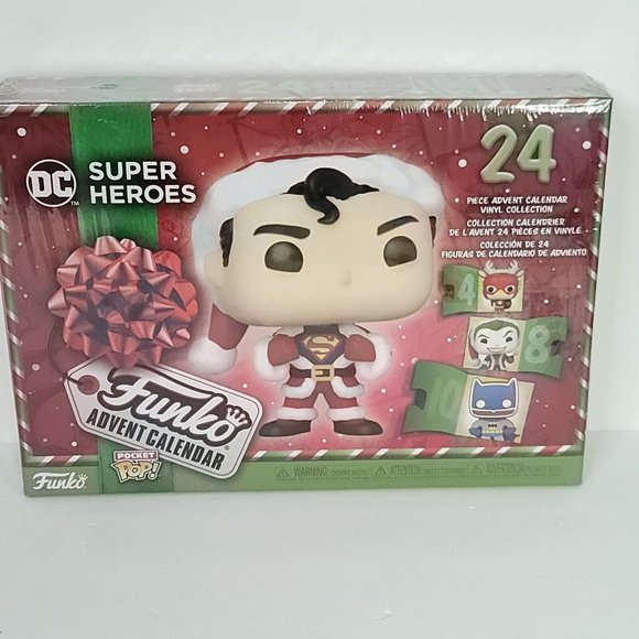Funko | Toys | Funko Pocket Pop Dc Comics 24day Holiday Advent Calendar Dc Comics New | Poshmark